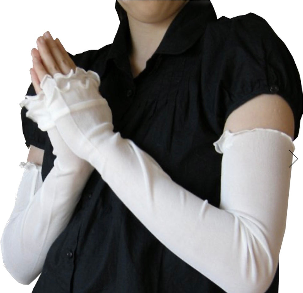 Silk Arm cover (WHITE) – ar* | SILK FASHION
